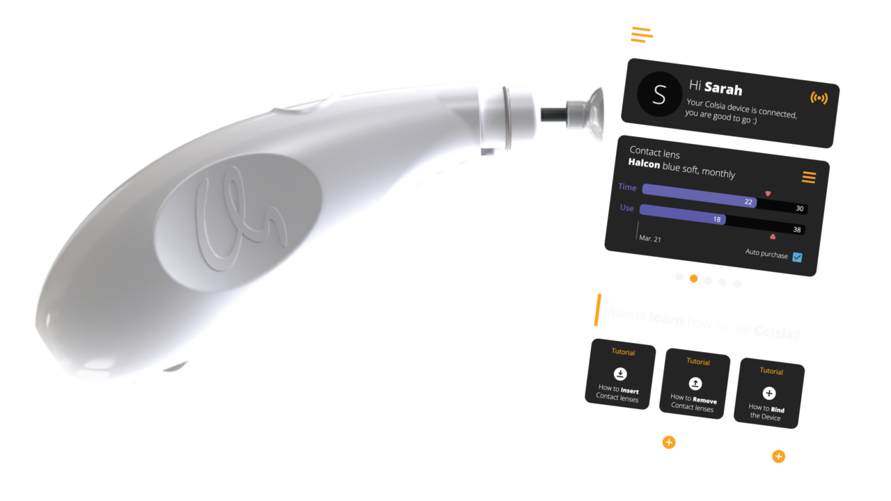 Simple, safe and smart, contact lens device | Colsia